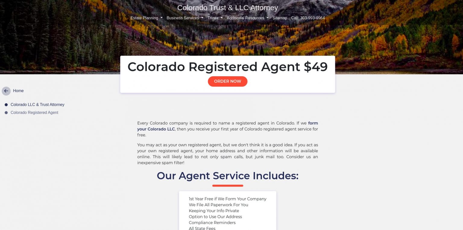 Compare Cheapest Registered Agents in Colorado