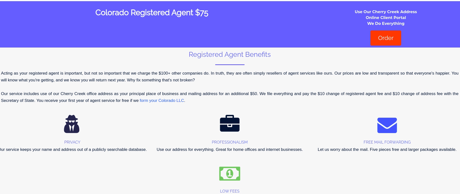 Compare Cheapest Registered Agents in Colorado